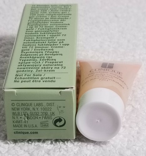 Clinique MOISTURE SURGE 72-Hour Auto-Replenishing Hydrator Cream .24 oz ...