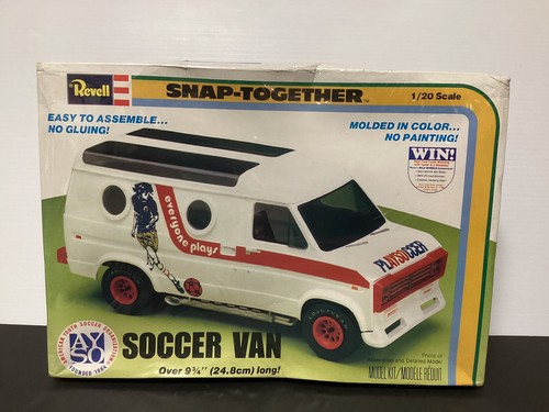 Revell 1/20 Scale Soccer Van Snap Together Model Kit 1979/New | eBay
