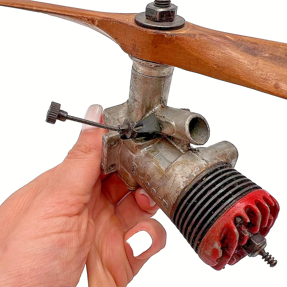 McCoy 35 Red Head Vintage Model Airplane Radio Control Engine Propeller ...