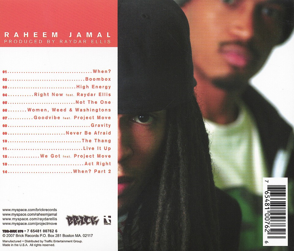 Raheem Jamal w/ Raydar Ellis - 'Boombox' (CD) 765481007626| eBay