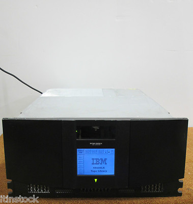 IBM 4560-SLX Backup Tape Library Enclosure With AD605A LTO2 Tape Drive ...