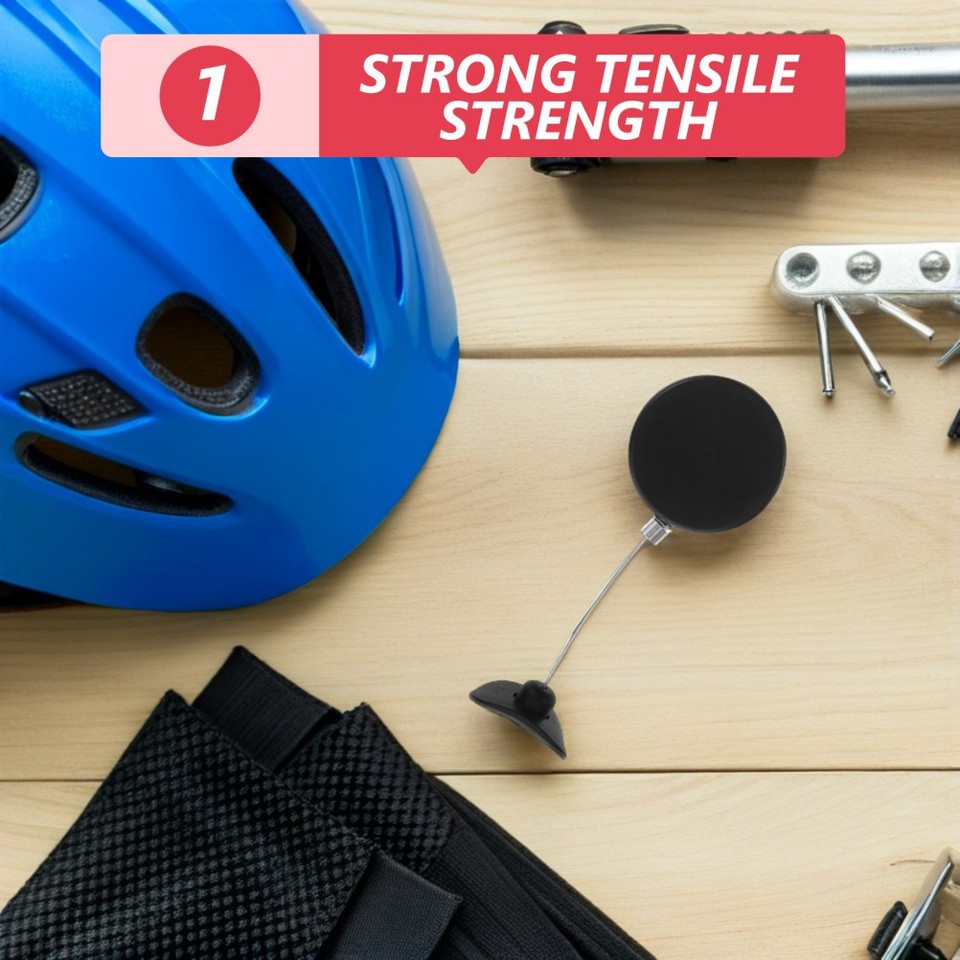 2 Pcs Anti-theft Wire Rope Travel Steel Lock Security Spring Coil Cable ...