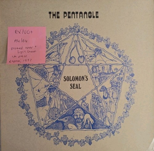 The Pentangle Solomon's Seal Vinyl Record EX/VG+ K44197 1972 | eBay