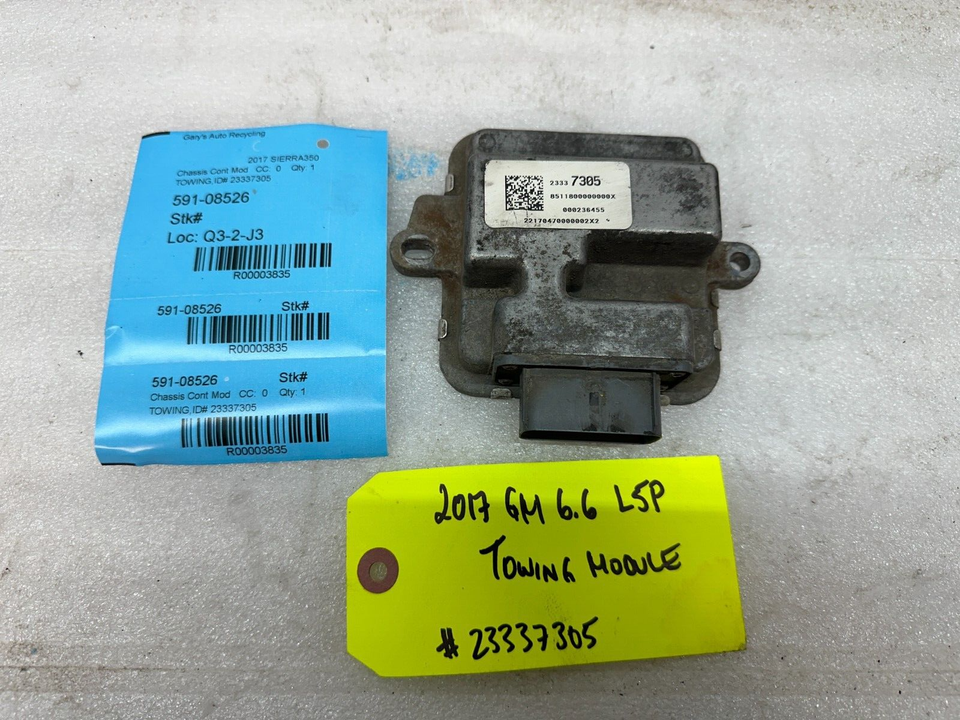 17 Chevrolet GMC Sierra Silverado 2500 3500 Traino Controllo Modulo ...