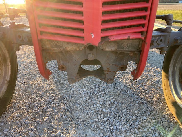 Massey Ferguson 35 Tractor NICE Original complete hood & grill & center ...