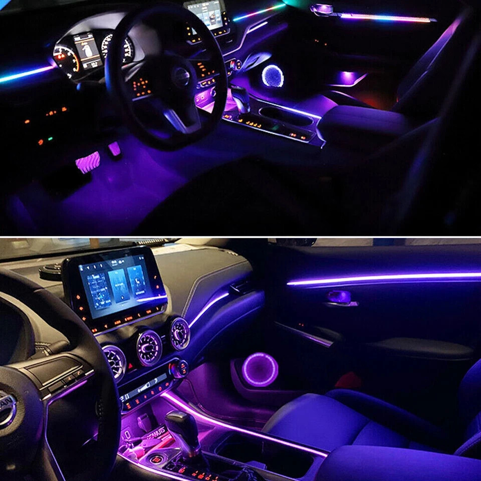 18 in 1 Full LED Bead Symphony Dream Car Interior Ambient Lighting ...