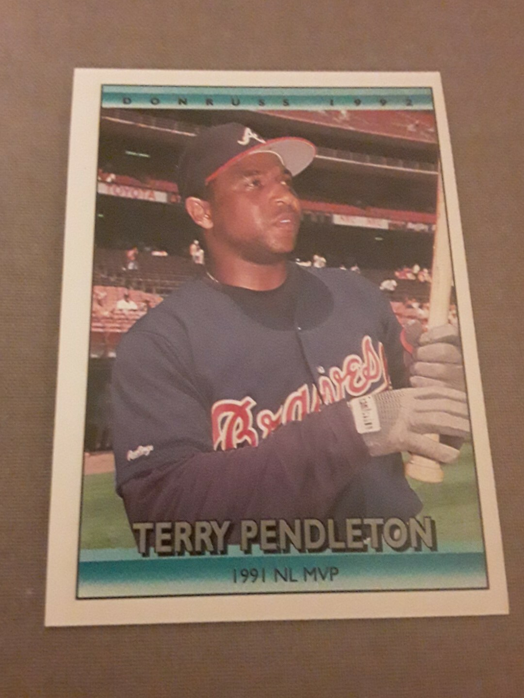 1992 Donruss TERRY PENDLETON baseball card #BC2. ATLANTA BRAVES. | eBay
