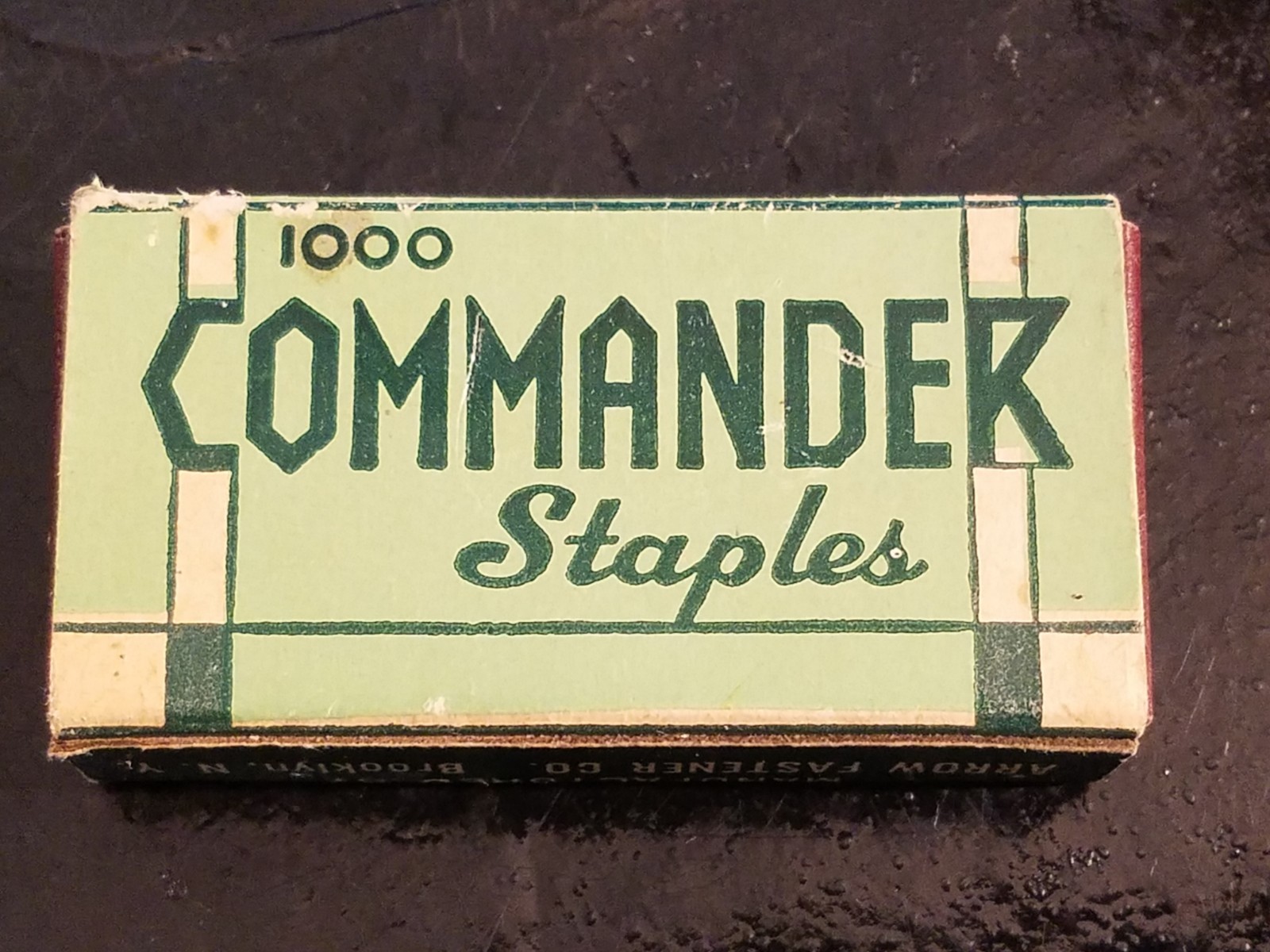 Vintage Commander/Major Staples Box Advertising Display | eBay