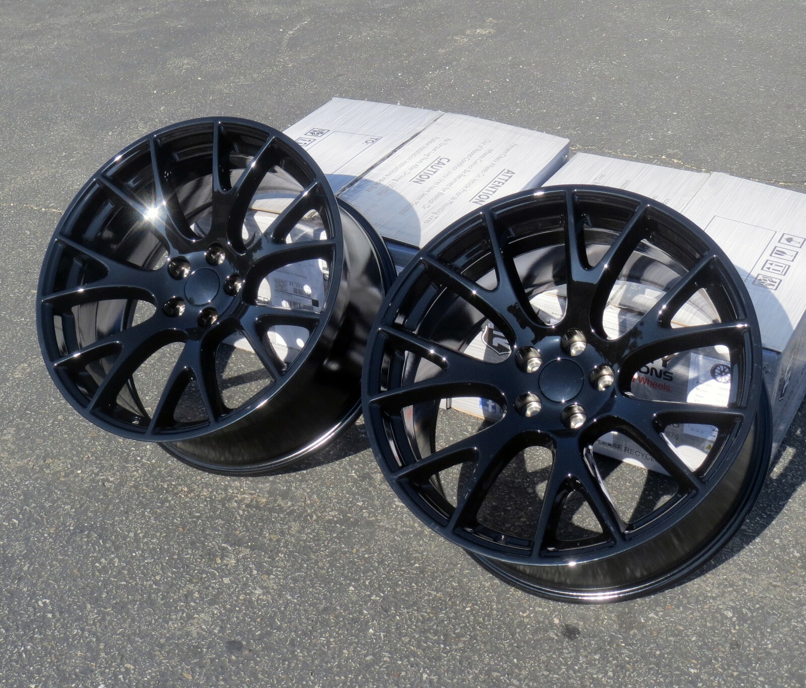 20" Hellcat FR Wheels for Dodge Charger Challenger 392 Magnum SRT Scat ...