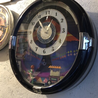 MELODIES IN MOTION SETH THOMAS NIGHT AT THE CIRCUS MUSICAL CLOCK ...