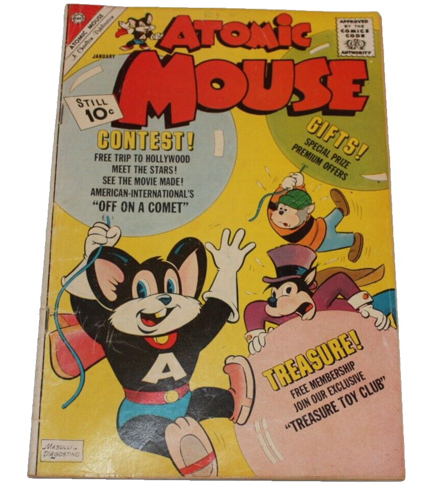 Atomic Mouse Vol. 1 #46 1962 Charlton Comics A Perfect Pair Homer the ...