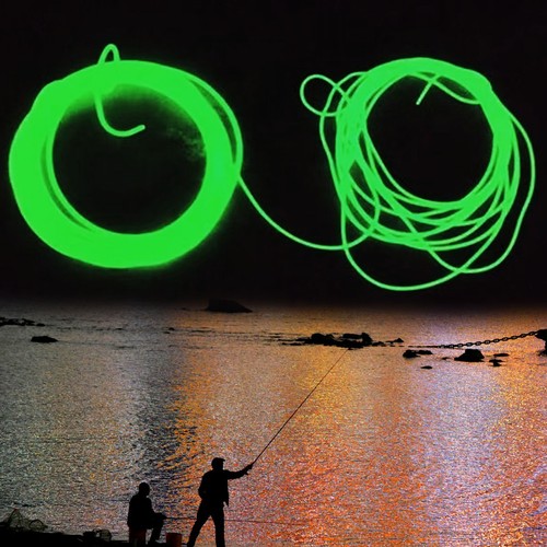 2m Fishing Luminous Tube Night Fishing Soft Silicone Tube for Outdoor ...