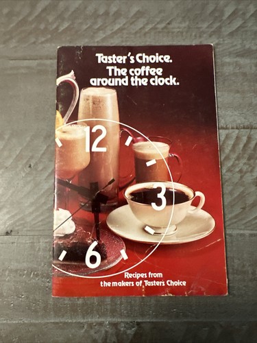 Vintage 1970s 1980s Nestlé TASTERS CHOICE Coffee Recipe Booklet | eBay