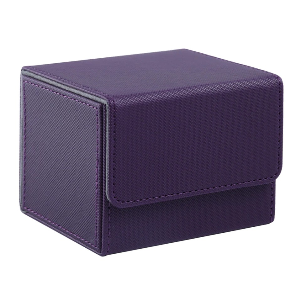 Premium Single Deck Box 100 Cards TCG Case Small Protector EDH Magnetic ...