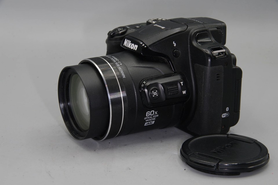 Nikon Coolpix B700 Bridge Camera 20MP 60x Zoom 4K Video WiFi GPS Black ...