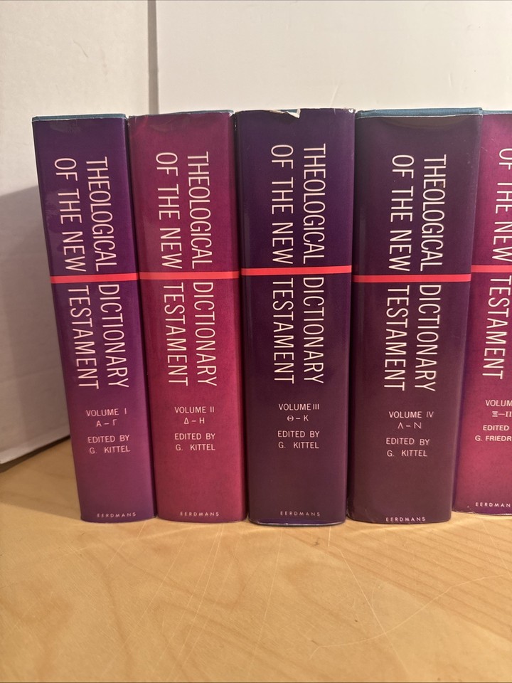 Theological Dictionary of the New Testament TDNT (Complete 10 Volume ...