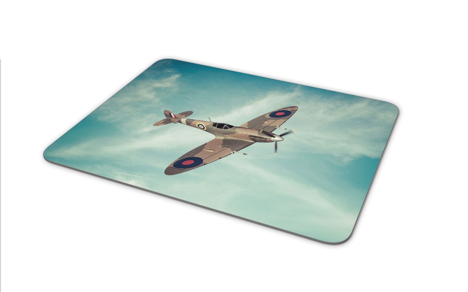 Supermarine Spitfire RAF Mouse Mat Pad - Legends Of The Sky Computer ...