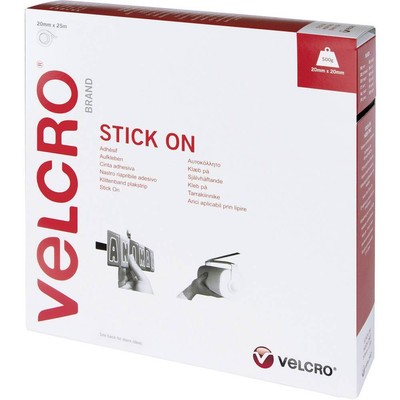 VELCRO® VEL-EC60355 Bande auto-agrippante à coller partie velours et ...
