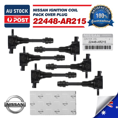 6 x IGNITION COILS COIL PACKS GENUINE NISSAN PATROL HANSHIN GU TB48DE 4 ...