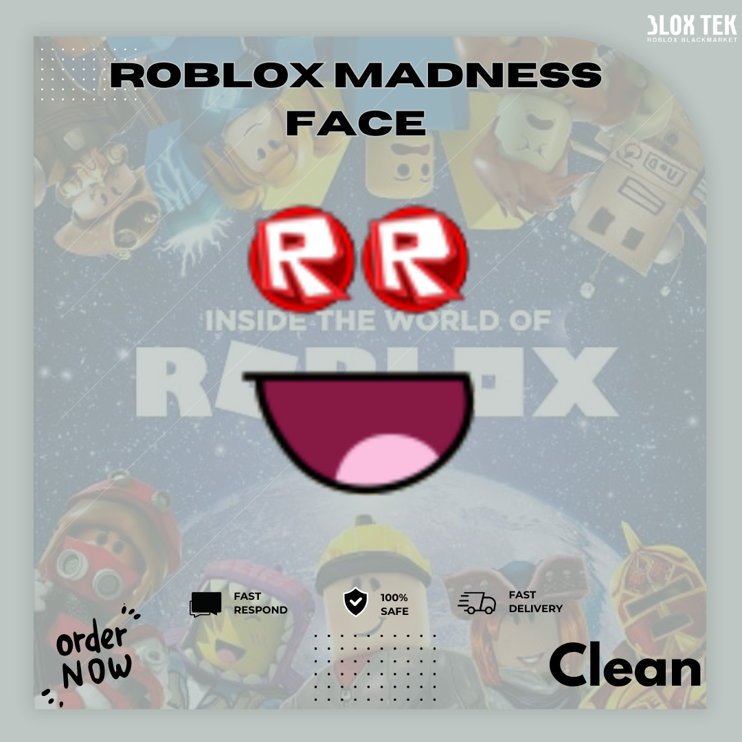 😲ROBLOX MADNESS FACE ⭐ HIGH DEMAND [CH3AP & SAFE] 🔥 TRUST3D ROBLOX ...
