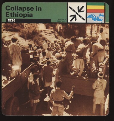 Collapse in Ethiopia Edito Service Card Second World War II Politics ...