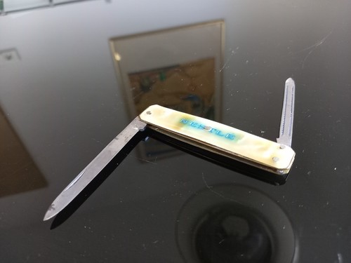 couteau pliant ancien collection Publicitaire Nestlé Gonon 41 | eBay