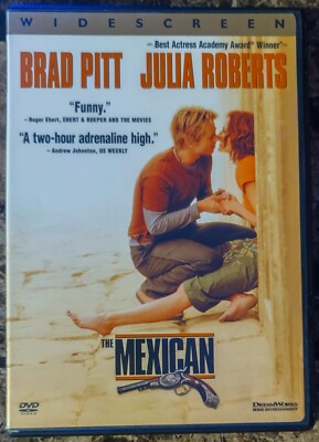 The Mexican (DVD, 2001, Widescreen w Insert) Brad Pitt, Julia Roberts ...