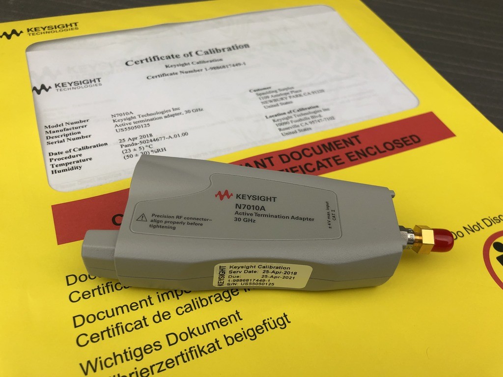 Keysight N7010A Active Termination Adapter 30 GHz (agilent N7010a) for ...