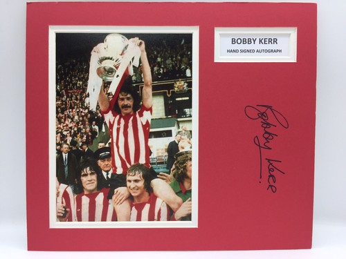 RARE Bobby Kerr Sunderland 1973 FA Cup Signed Photo Display + COA ...