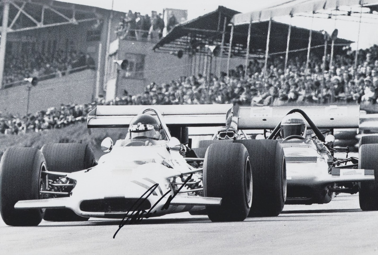 Jackie Oliver Hand Signed Yardley BRM 12x8 Photo F1 Autograph Formula 1 ...