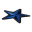 Nautical Star Blue & Black Patch, Star Patches | eBay