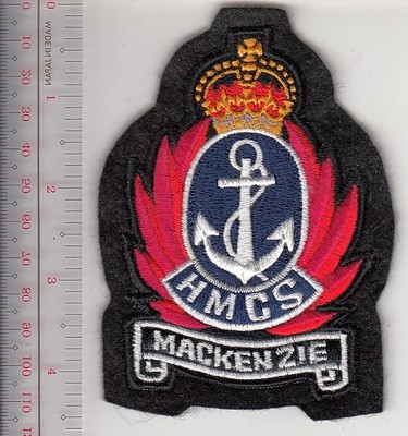 Canada Royal Canadian Navy RCN WWII HMCS Mackenzie Destroyer Escort ...