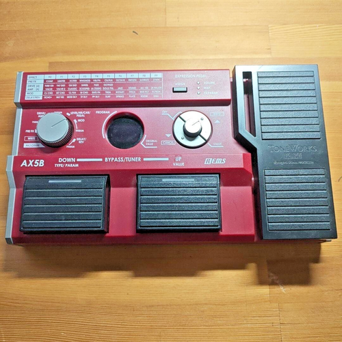 Korg AX5B Bass Multi Effects Pedal w/ Tuner & Expression Pedal Japan ...