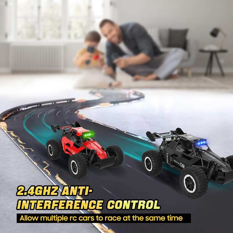 Remote Control Car for Kids 3 4 5 6 7+, 20 KM/H High-Speed RC Cars with ...