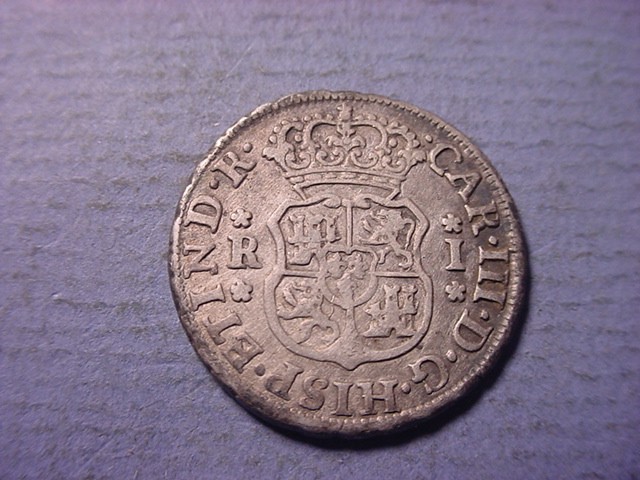 Peru Spanish Colonial Pillar 1 Real 1765 JM #99231 | eBay