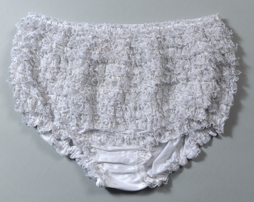 Ruffled Frilly Rhumba Square Dance Pettipants - White/Silver | eBay