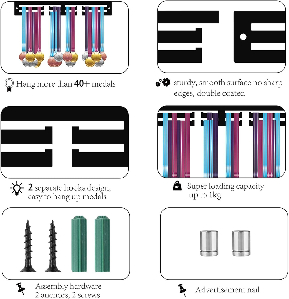 Appendiabiti per Medaglie Da Basket, Porta Medaglie in Acrilico, per ...