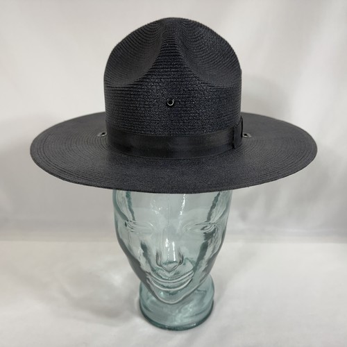 Stratton Uniform Hat Blue State Trooper Police Ranger Campaign 6.5 Self ...