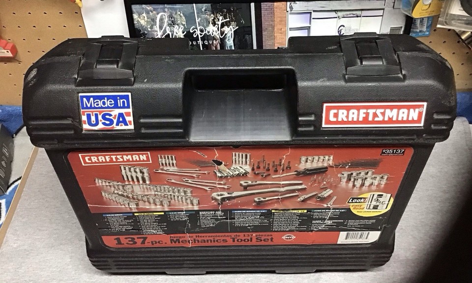 Craftsman #35137 137pc Mechanics Tool Set * EMPTY * CASE ONLY - NO TOOLS * | eBay