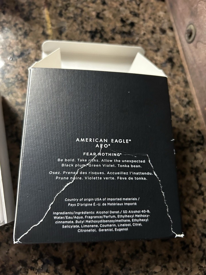 American Eagle Outfitters FEAR NOTHING BOLD Eau de Cologne Spray 1.7 Fl ...