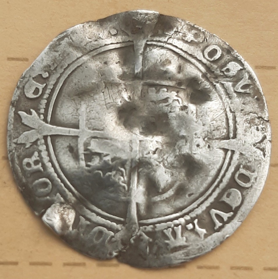 Silver Hammered Sixpence of Edward VI c1553 Spink 2483 | eBay