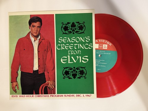 Elvis Presley Season's Greetings From Elvis Presley (10" Vinyl LP, Red ...