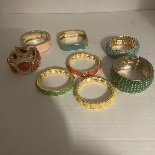 Lot Of 8 Different Amrita Singh Bangle Type Bracelets And Others | eBay
