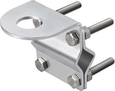 Anina NMO Roll Bar Mirror Antenna Mount, Tubular Mount Bracket Silver ...