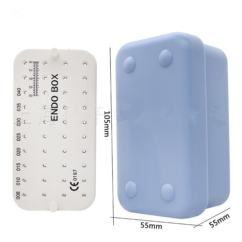 5Pcs New Dental blue Plastic Endo Box With A Ruler for Files On Sale | eBay