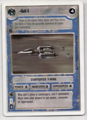 Decipher Star Wars CCG Premier Unlimited Edition Gold 5 | eBay