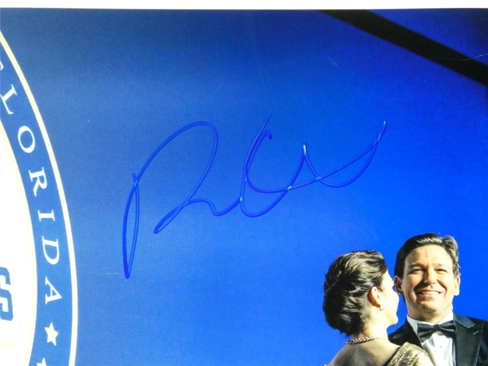 Ron DeSantis Signed 11x14 Photo Autographed Governor 2024 Presidential ...