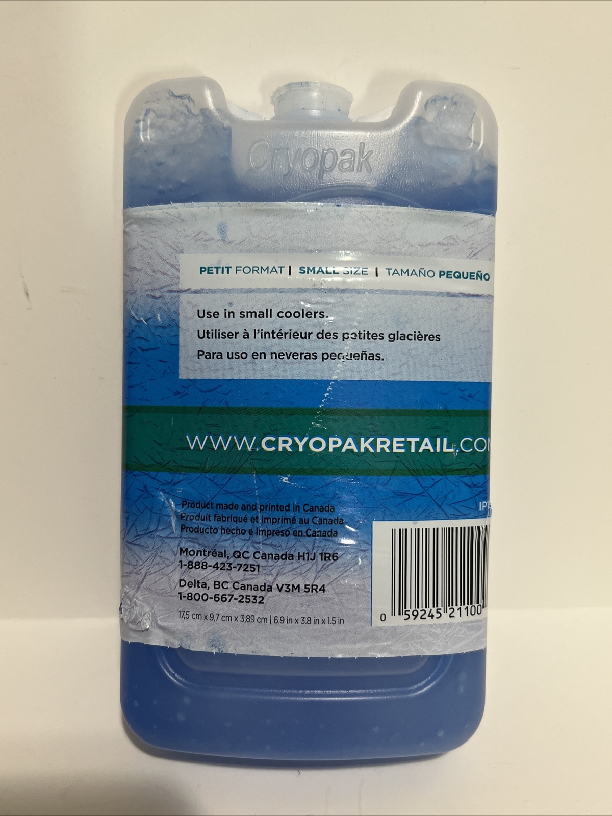 5 Cryopak ICEPAK Reusable Refreezable Small Cooler Camp Fish Hike Hunt ...