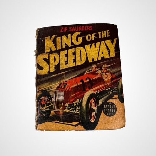 Vintage Big Little Book: Zip Saunders, King of the Speedway 1939 | eBay