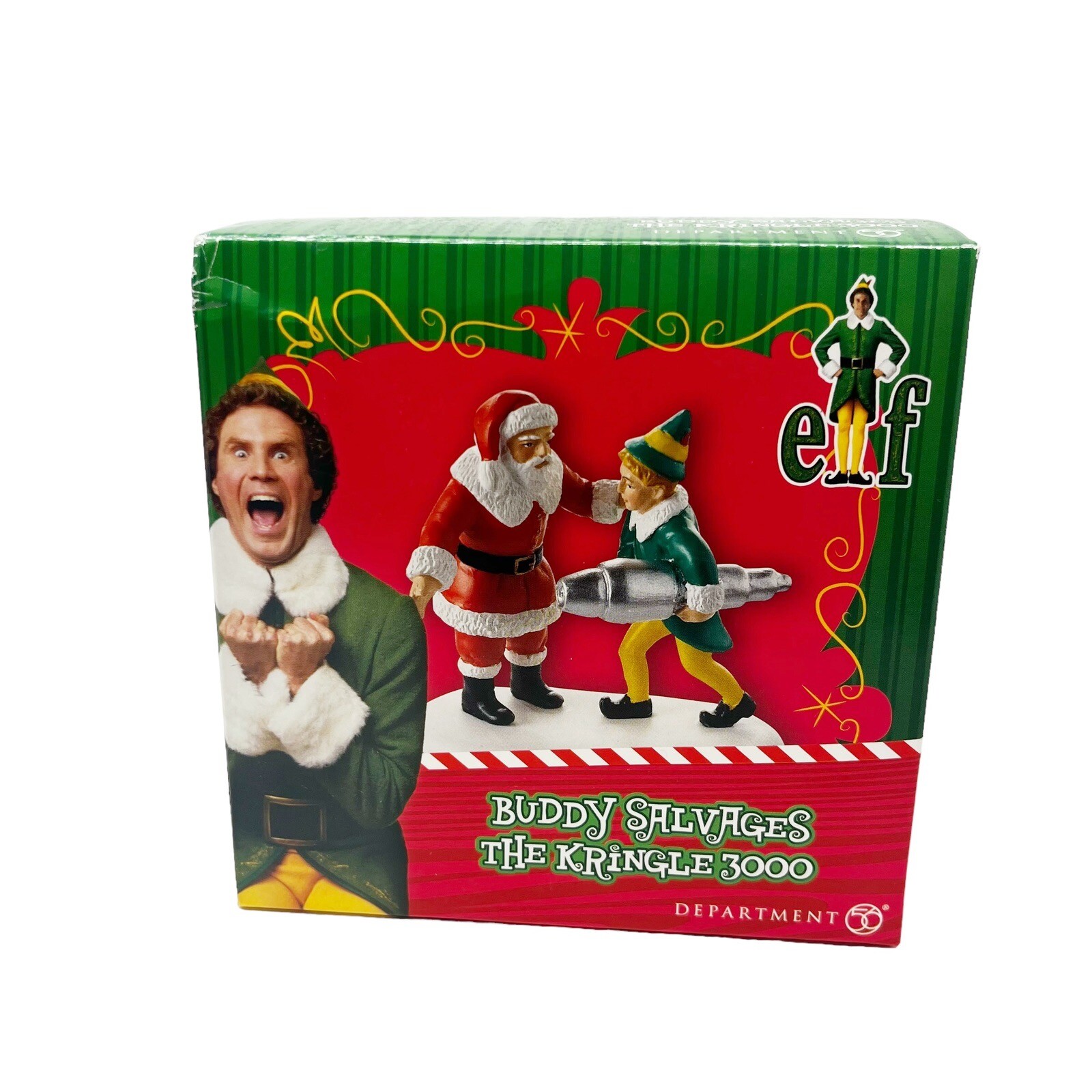 Department 56 Elf The Movie Village Buddy Salvages Kringle 3000 ...
